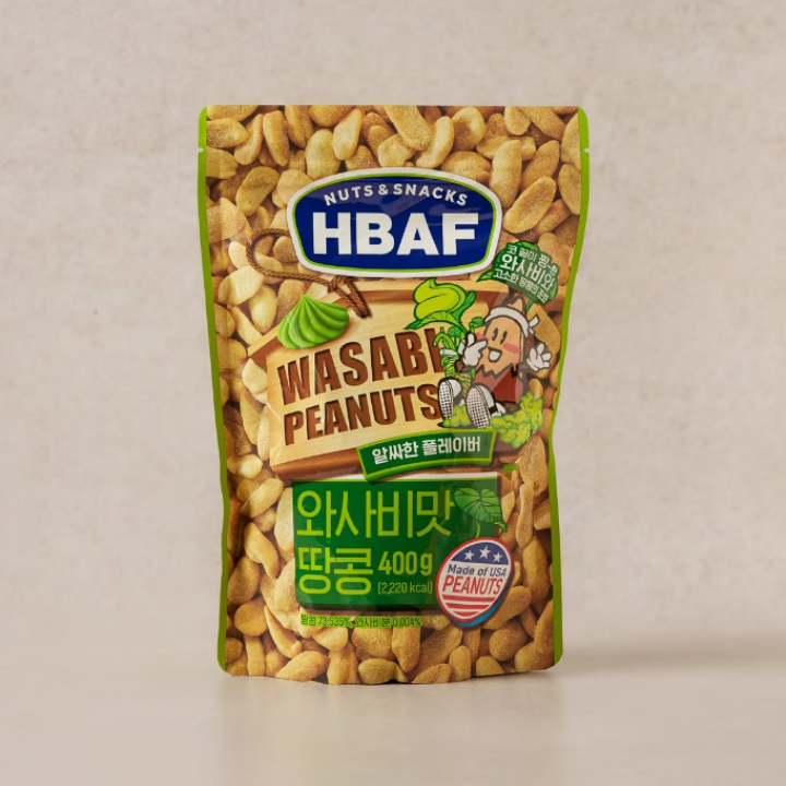 HBAF 와사비맛 땅콩 400g | 배민 장보기∙쇼핑