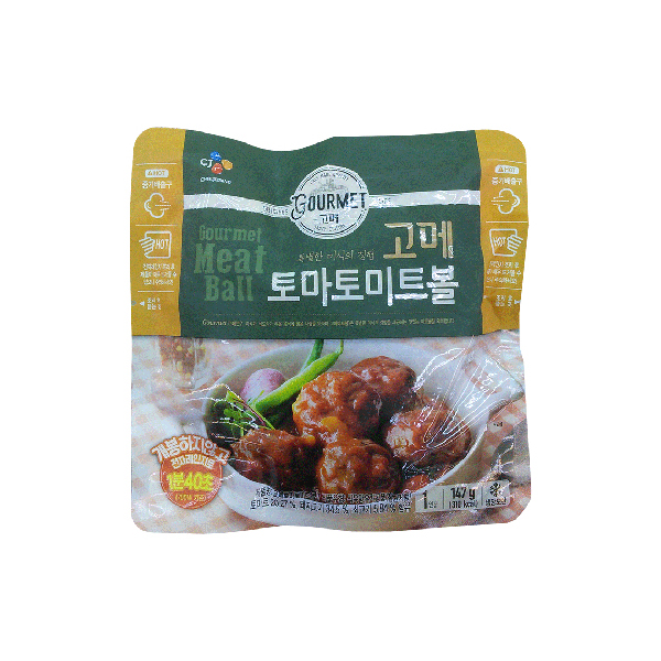 CJ)고메토마토미트볼147g | 배민스토어