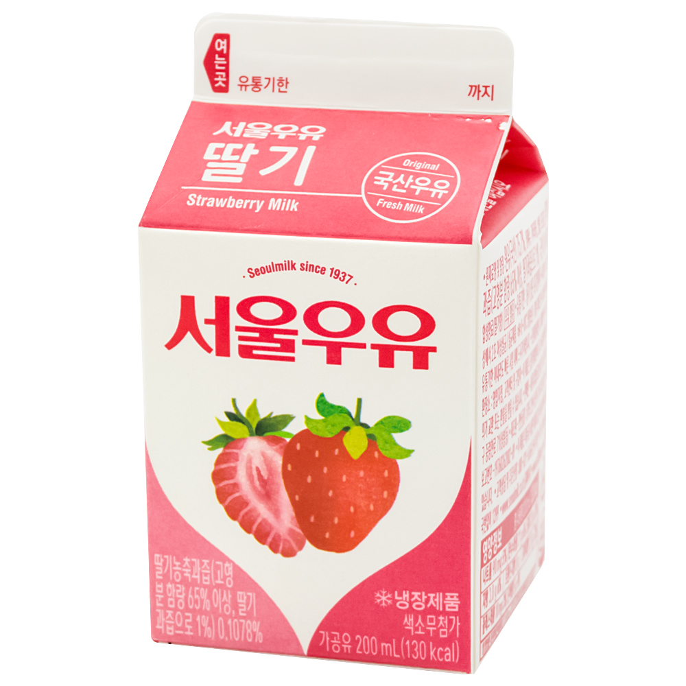 서울 딸기우유200ml 배민 장보기∙쇼핑