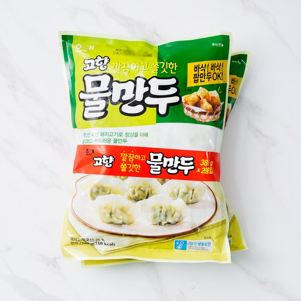 해태 고향 쫄깃한 생물만두 285g*2 | 배민스토어