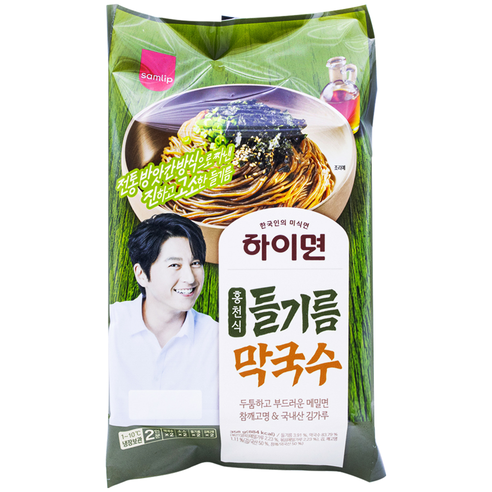 삼립)들기름막국수358g(2인) | 배민 장보기∙쇼핑