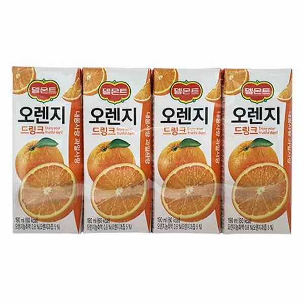 델몬트오렌지드링크팩190mlx4 배민 장보기∙쇼핑