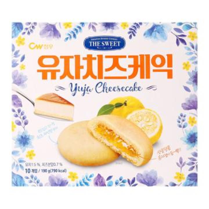 유자치즈케익 190g 10입 Cw청우 배민스토어