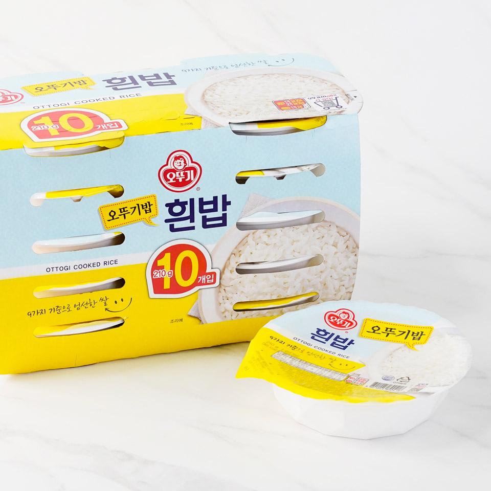 오뚜기 맛있는 오뚜기밥 210g*10 | 배민스토어