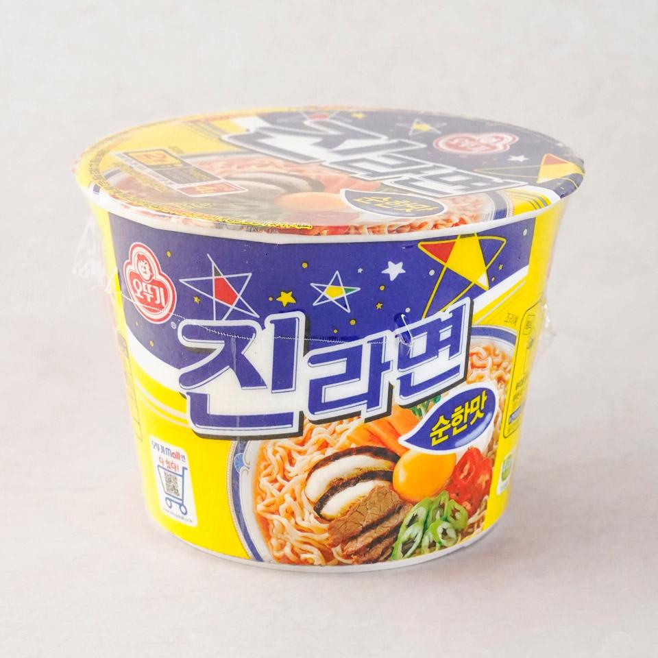 오뚜기 진라면 순한맛 큰사발 컵라면 110g | 배민스토어