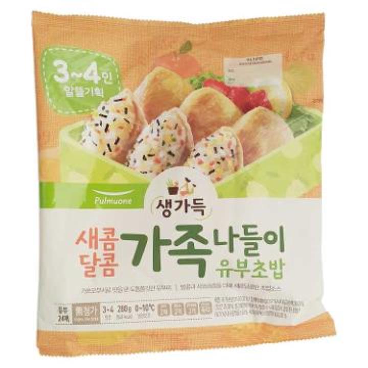 새콤달콤유부초밥 280g 풀무원식품 주 배민스토어