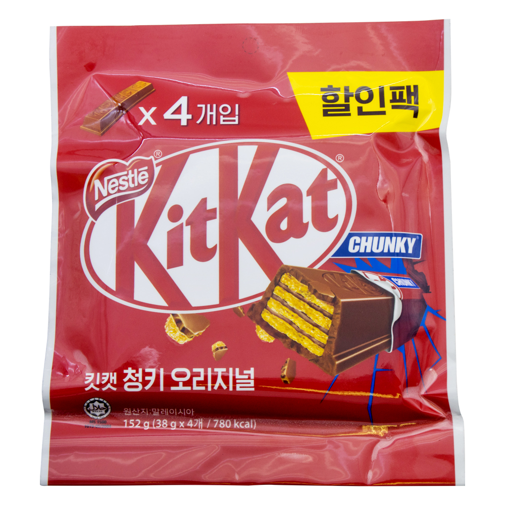 킷캣)청키38g*4입 | 배민 장보기∙쇼핑