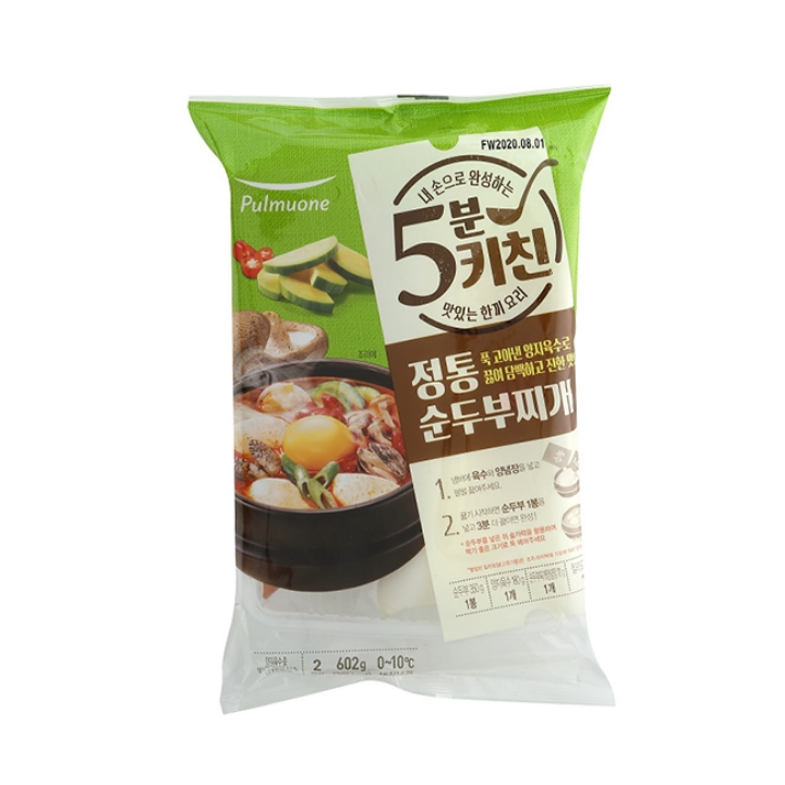 풀무원 정통순두부찌개 Kit 602g 배민 장보기∙쇼핑