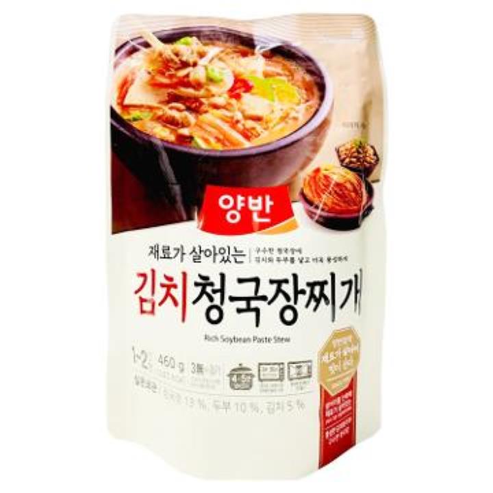 양반김치청국장찌개 460g 주 동원fandb 배민스토어