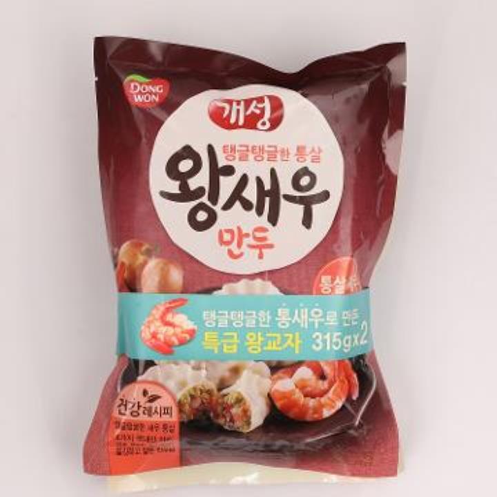 개성왕새우만두 315G*2입/동원 | 배민스토어