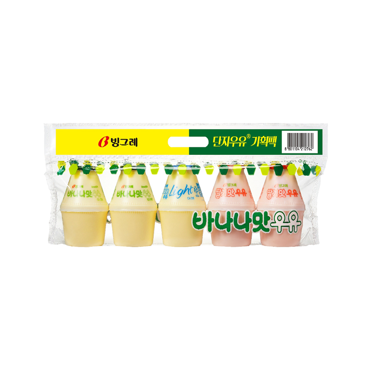 빙그레 바나나우유 기획 240ml*5 | 배민 장보기∙쇼핑