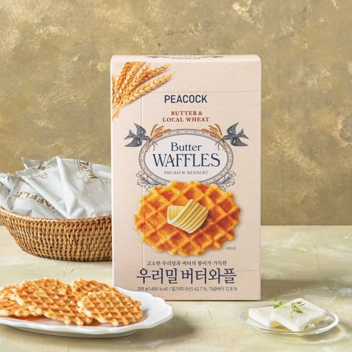 피코크 우리밀버터와플 288g 배민 장보기∙쇼핑