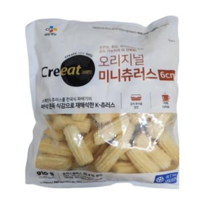 크레잇오리지널미니츄러스(6CM) 910G/씨제이제일제당(주) | 배민스토어