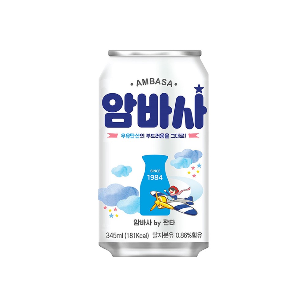 (1+1, 2개묶음)코카)암바사환타캔345ml | 배민스토어