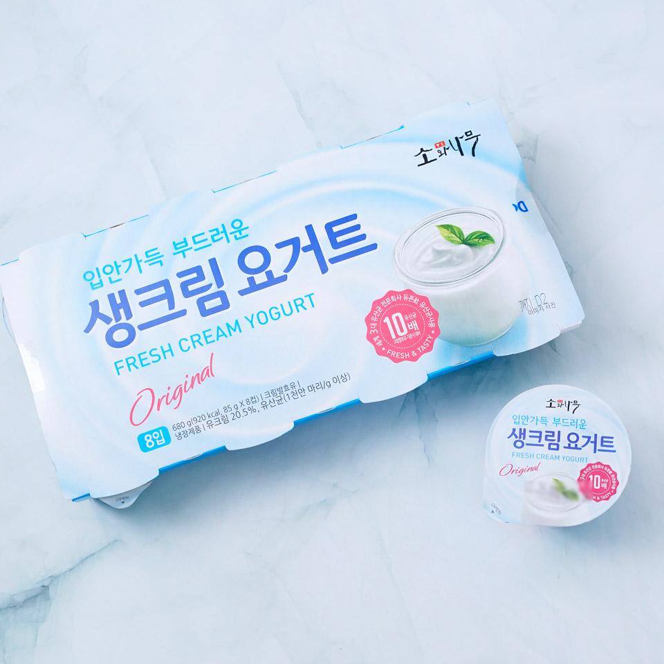 동원 소와나무 생크림 요거트 85g*8 | 배민스토어