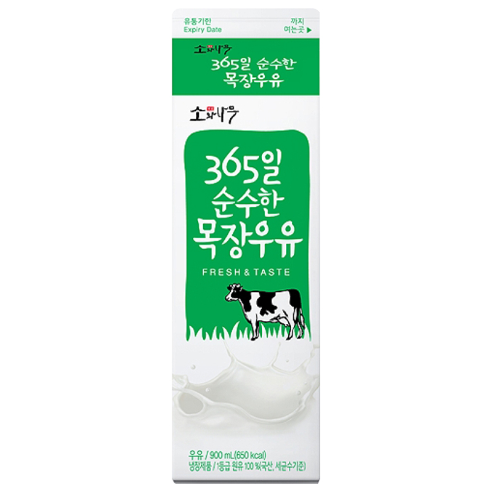 동원)365일순수한목장우유900ml | 배민 장보기∙쇼핑