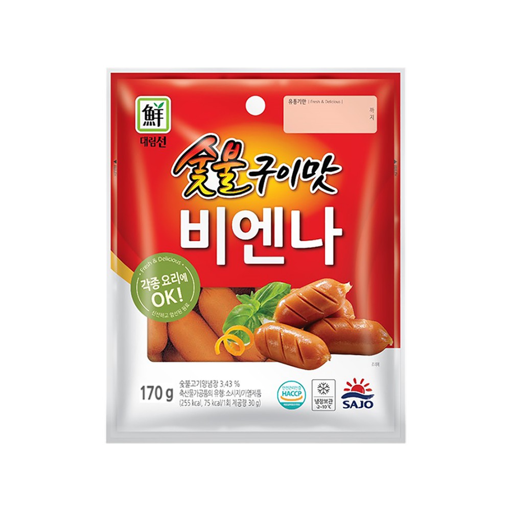 사조)숯불구이비엔나170g | 배민 장보기∙쇼핑