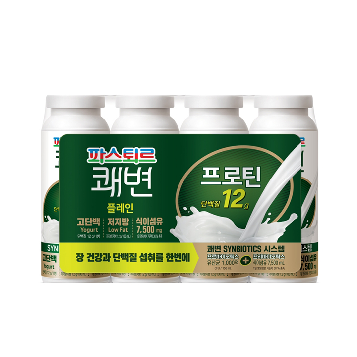 파스퇴르 쾌변 프로틴 플레인 150ml4 배민 장보기∙쇼핑