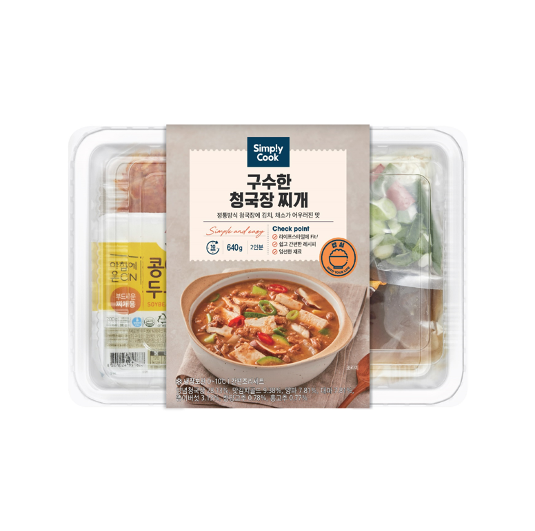 심플리쿡구수한청국장찌개640g 배민 장보기∙쇼핑