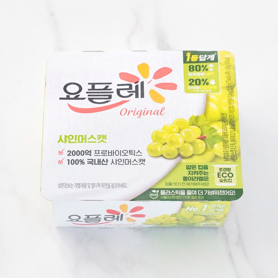 빙그레 요플레 샤인머스캣 요거트 85g*4 | 배민 장보기∙쇼핑